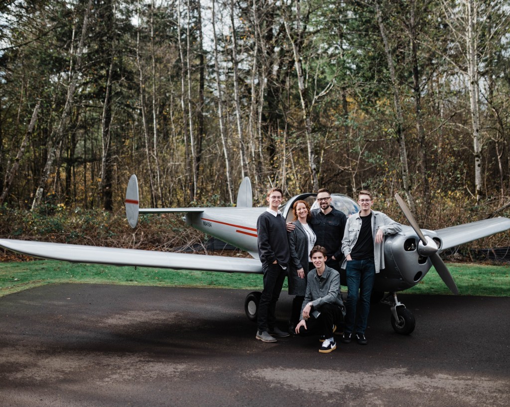 The Butterfield Family in Camas, Washington.